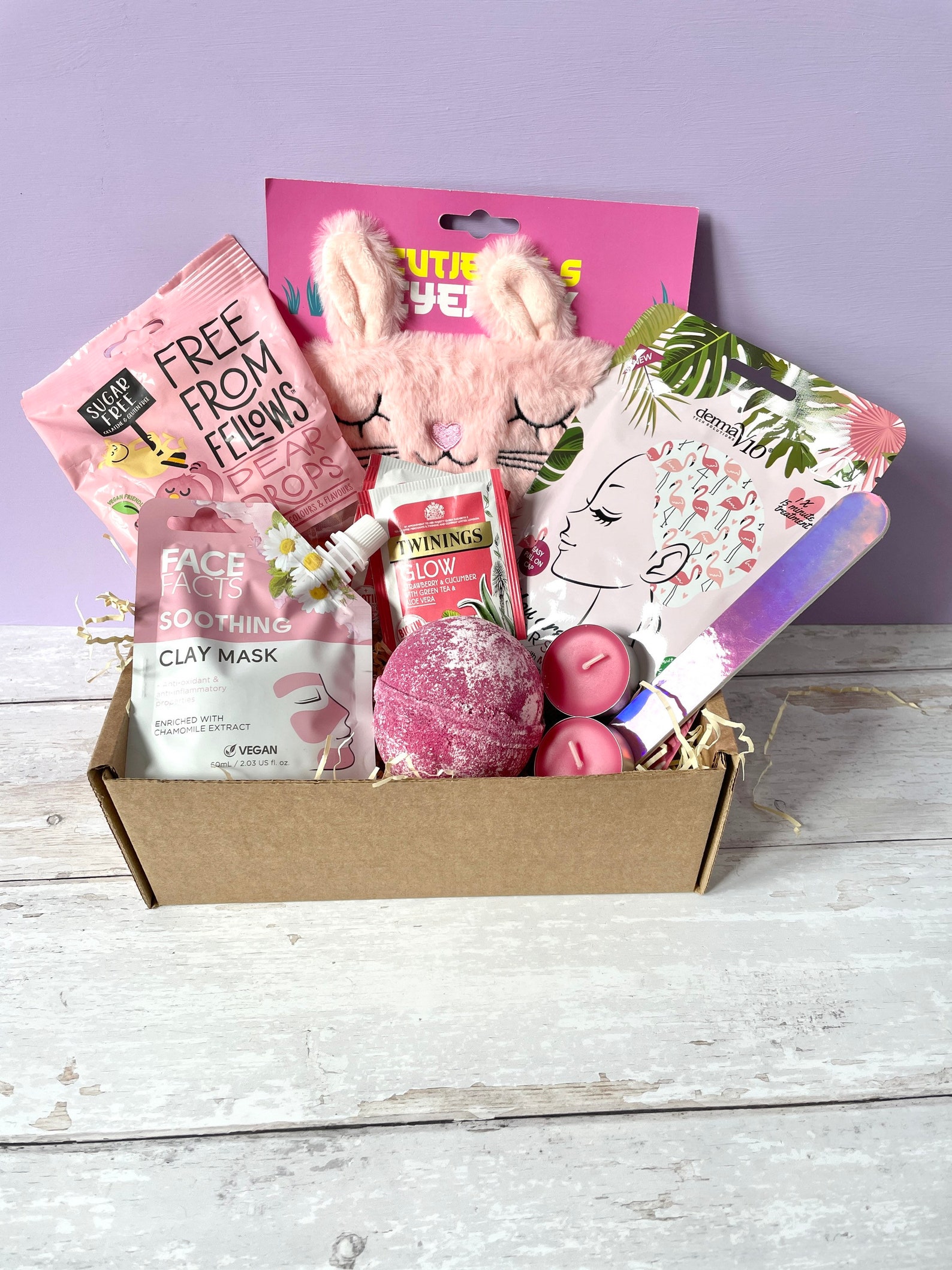 Sleep Pink Pamper Box For Her Hug in a boxSleep Gift Box | Etsy