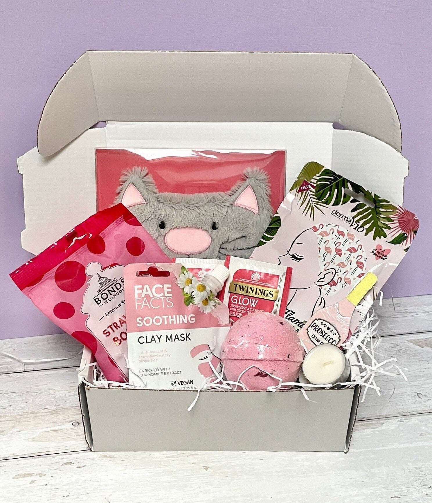 Sleep Pink Pamper Box for Her Hug in a Boxsleep Gift Box - Etsy UK