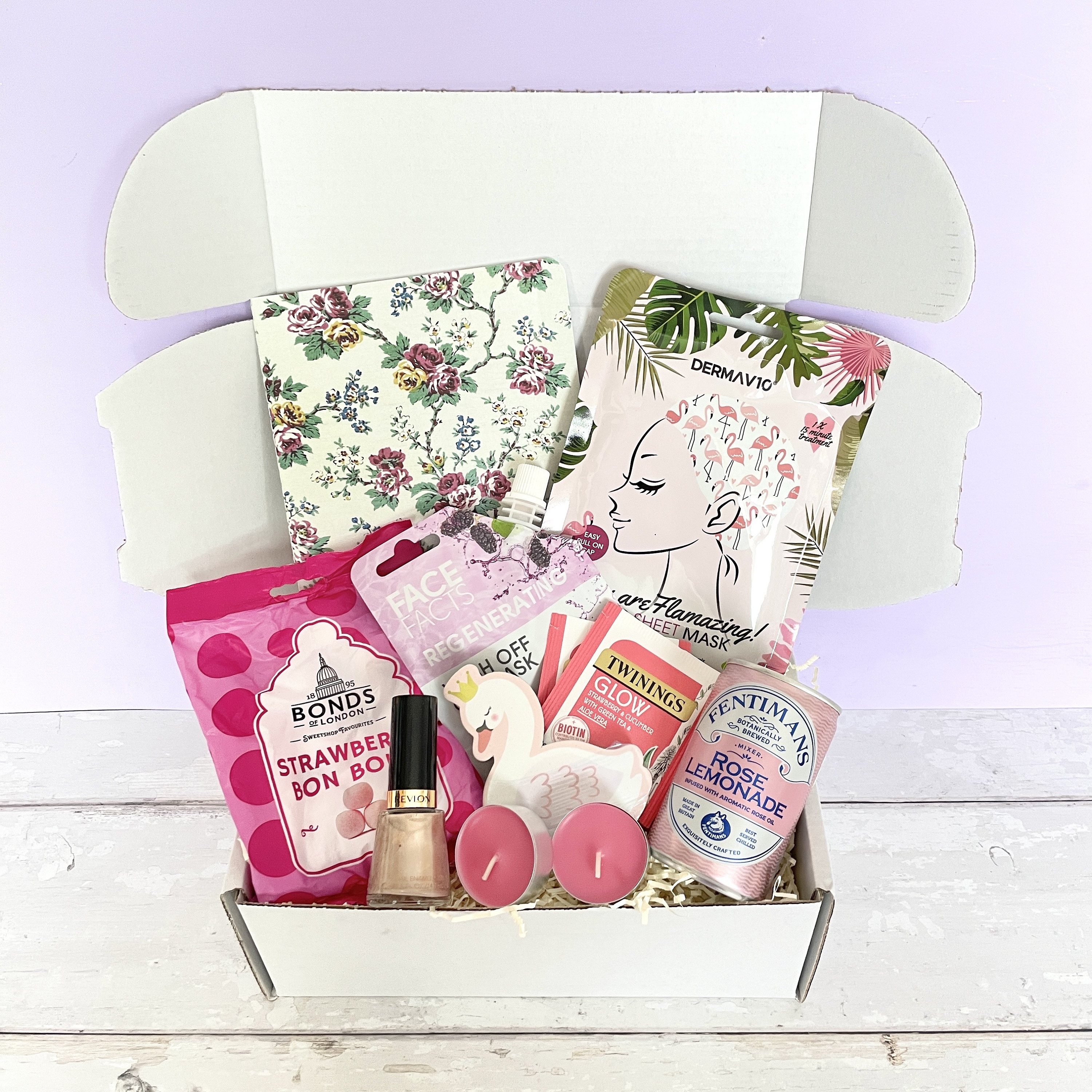 Pink Pamper Box for Her Hug in a Box Pink Gift Box for - Etsy