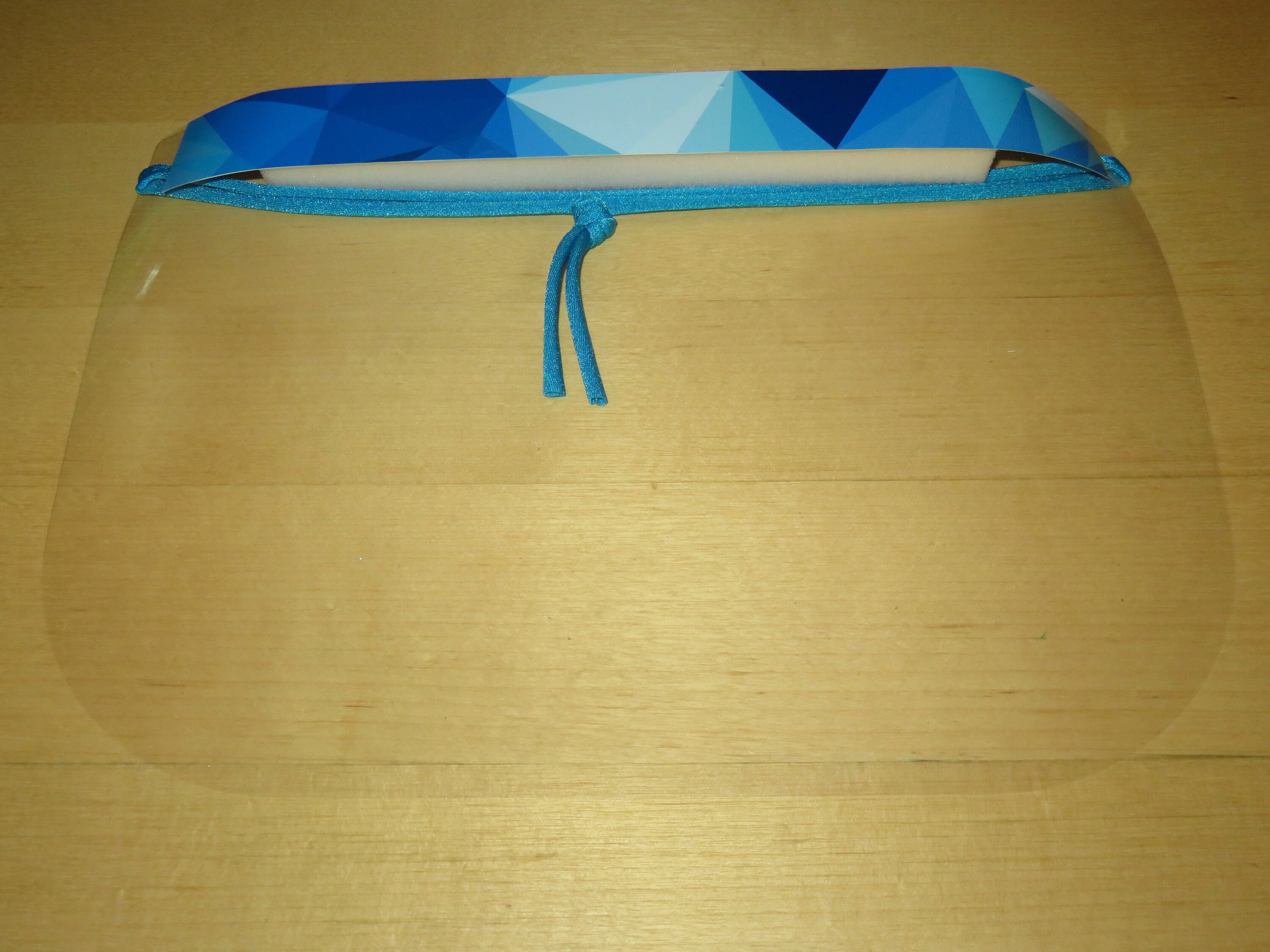 Blue Geometrical Pattern Face Shield PPE Faceshield Adult Teen Youth ...