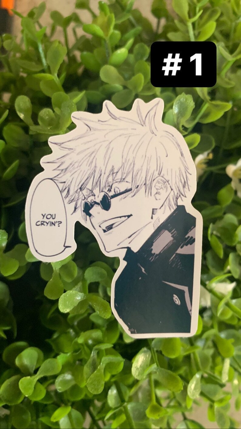 Gojo Satoru Manga Stickers Jujutsu Kaisen | Etsy Hong Kong