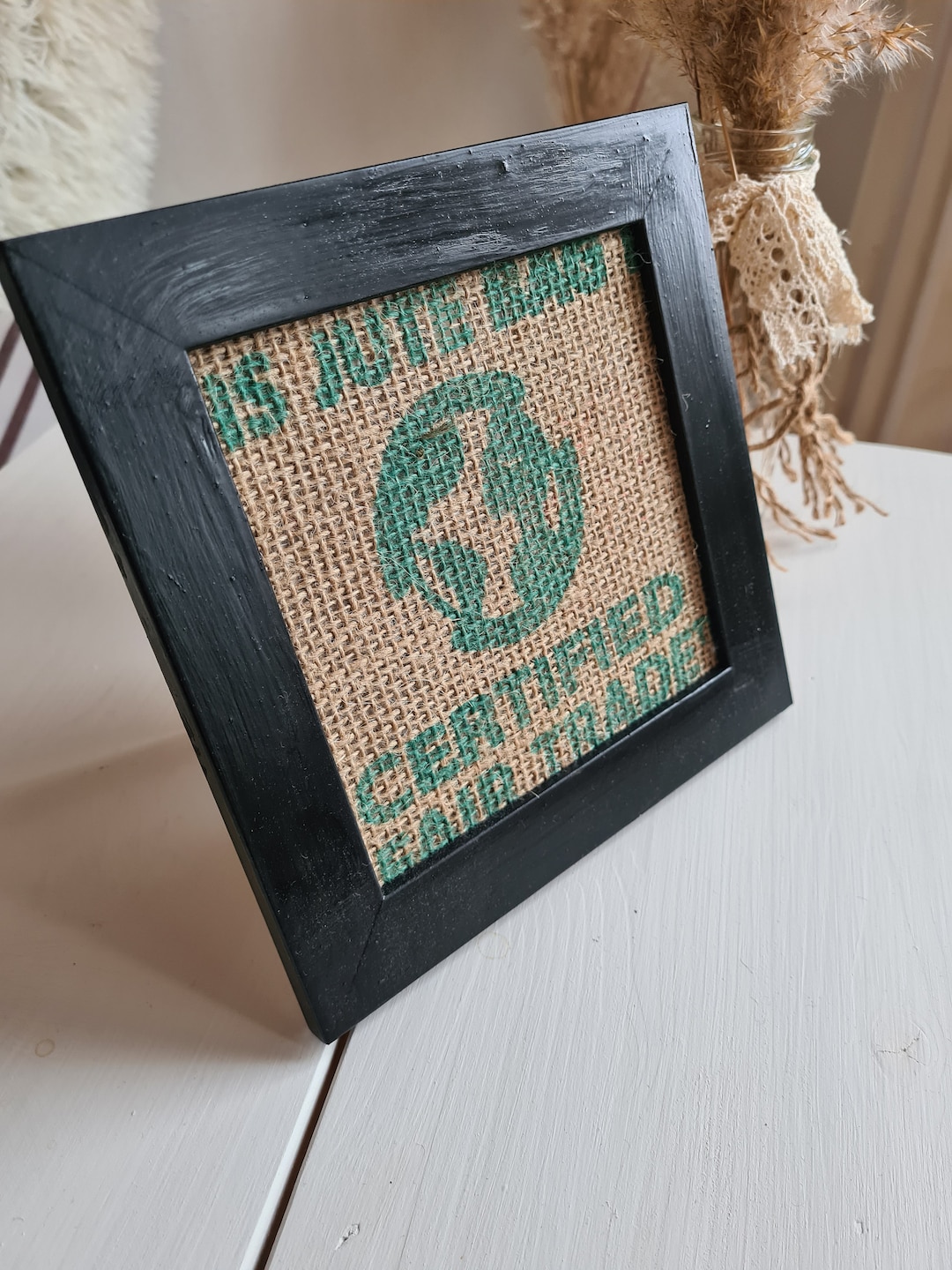 Cafesack Frame/cafe Frame/cafe Wall Hanging/cafe Picture Frame - Etsy