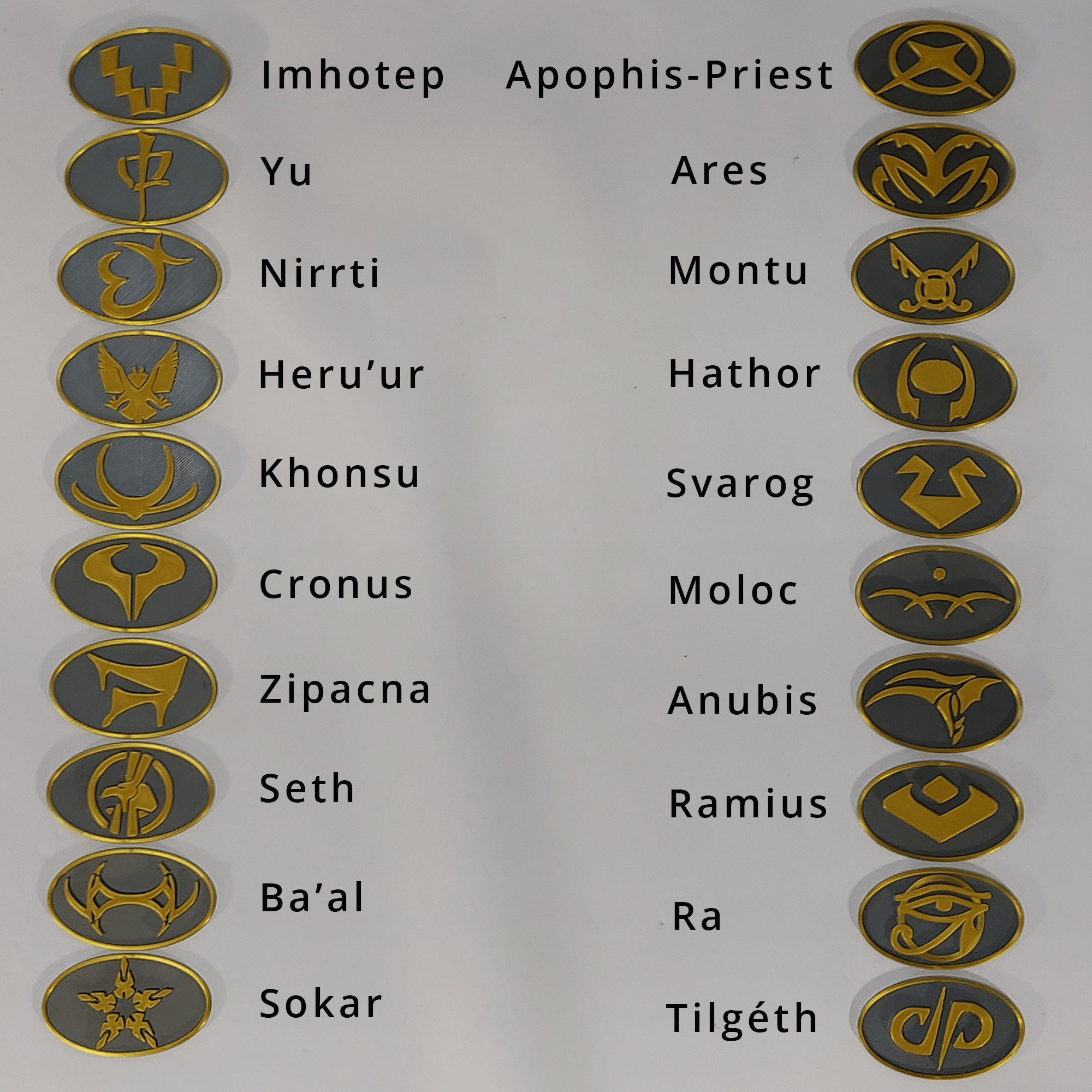 Stargate SG1 Jaffa Forehead Sign Goa'uld God Sign - Etsy Australia