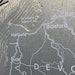 Metal Map of Devon and Cornwall Dusty Grey - Etsy