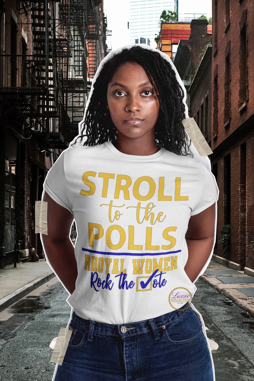 Stroll to the Polls ... Rhoyal Women Rock the Vote Sgrho T-shirt - Etsy
