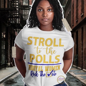 Stroll to the Polls ... Rhoyal Women Rock the Vote Sgrho T-shirt - Etsy