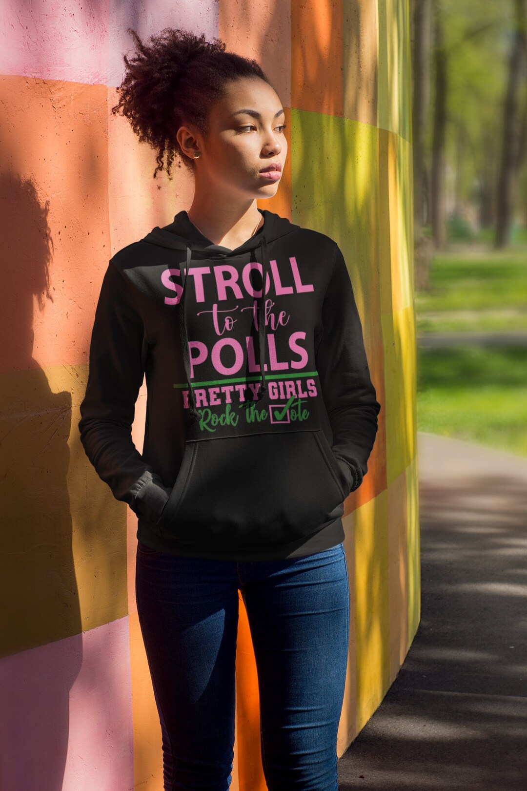 AKA Stroll to the Pollspretty Girls Rock the Vote Hoodie - Etsy