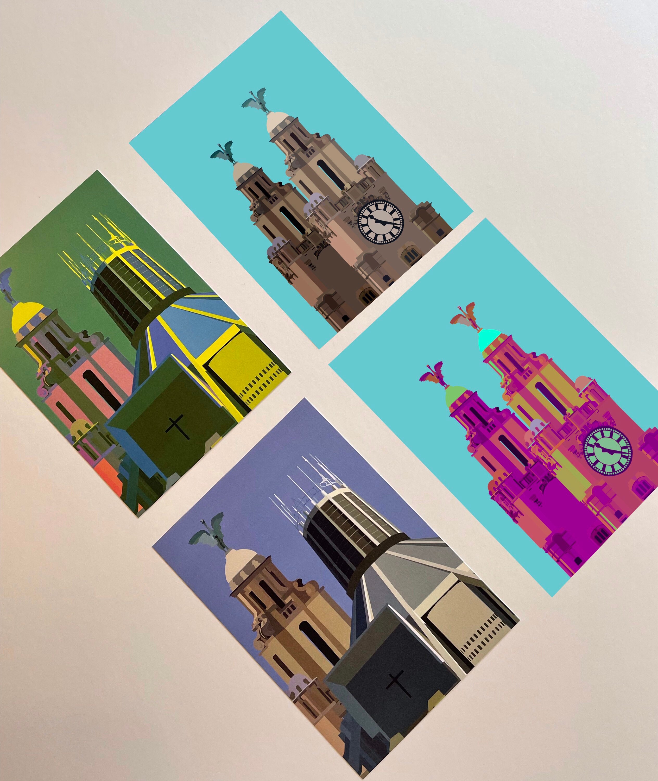 Liverpool City Sky Line, Liverpool Poster, Liverpool Painting,liverpool ...