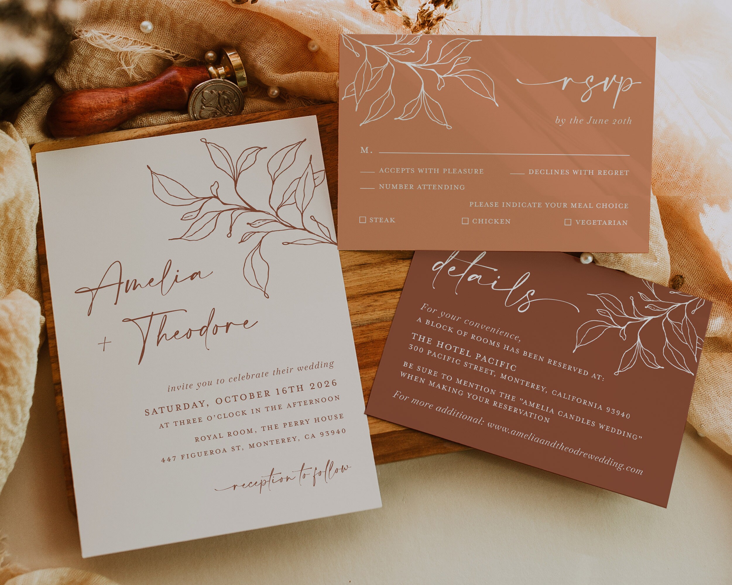 Candle As Wedding Invitation