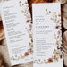 Boho Wedding Programs Template, Terracotta Ceremony Program, Wildflower ...