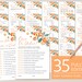 Baby Shower Games, Printable Orange Citrus Baby Shower, Editable A ...