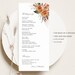 Boho Wedding Programs Template Terracotta Ceremony Program - Etsy
