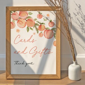Sweet Little Peach Baby Shower Signs Bundle Template, Printable ...