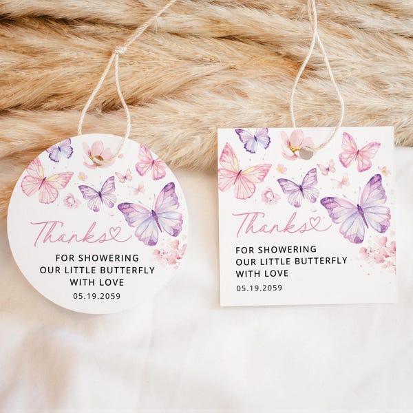 Square Name Tag Template - Etsy