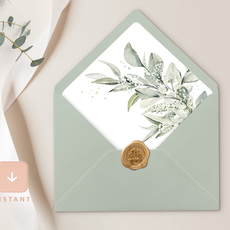 Green Envelope - Etsy