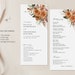 Boho Wedding Programs Template Terracotta Ceremony Program - Etsy