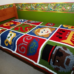 The Nutcracker Suite Christmas Afghan - C2C Crochet PATTERN; the ...