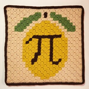 Fruit Pi C2C Crochet Afghan PATTERN Pi Day - Etsy