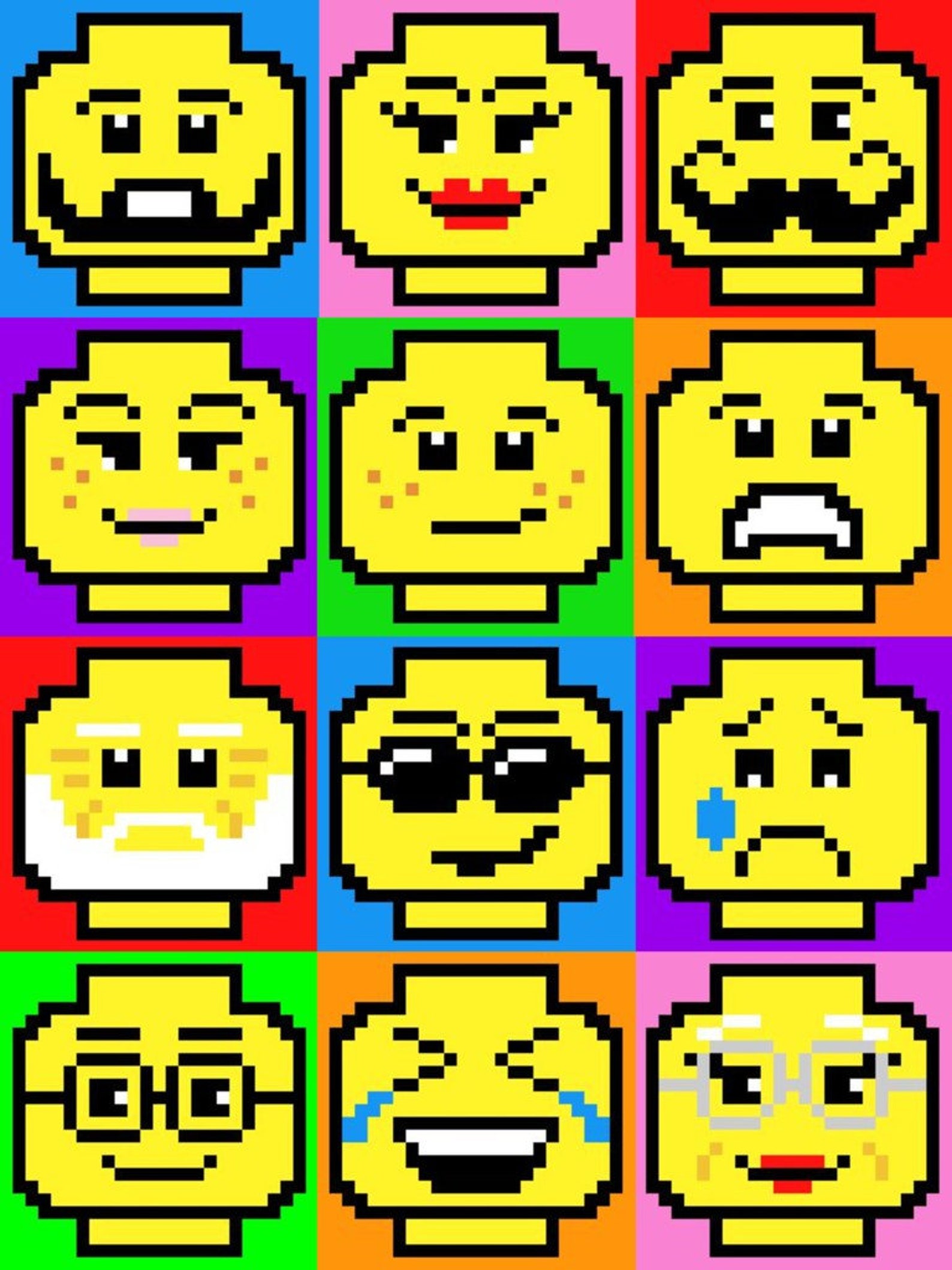 Brick Faces C2C Crochet Afghan PATTERN Crochet Blanket for - Etsy