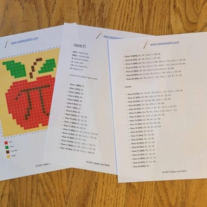 Fruit Pi C2C Crochet Afghan PATTERN; Pi Day - Etsy