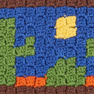 Bookcase C2C Crochet Afghan PATTERN | Bookshelf Blanket | Book Lover ...