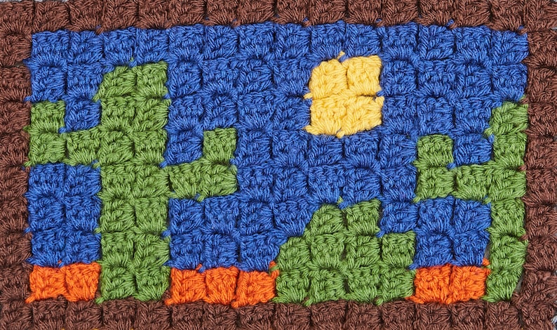 Bookcase C2C Crochet Afghan PATTERN Bookshelf Blanket Book Lover ...