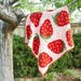 Strawberry Fields C2C Crochet Afghan PATTERN | Strawberry Corner to ...