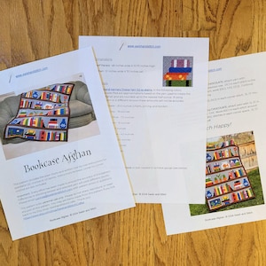 Bookcase C2C Crochet Afghan PATTERN | Bookshelf Blanket | Book Lover ...