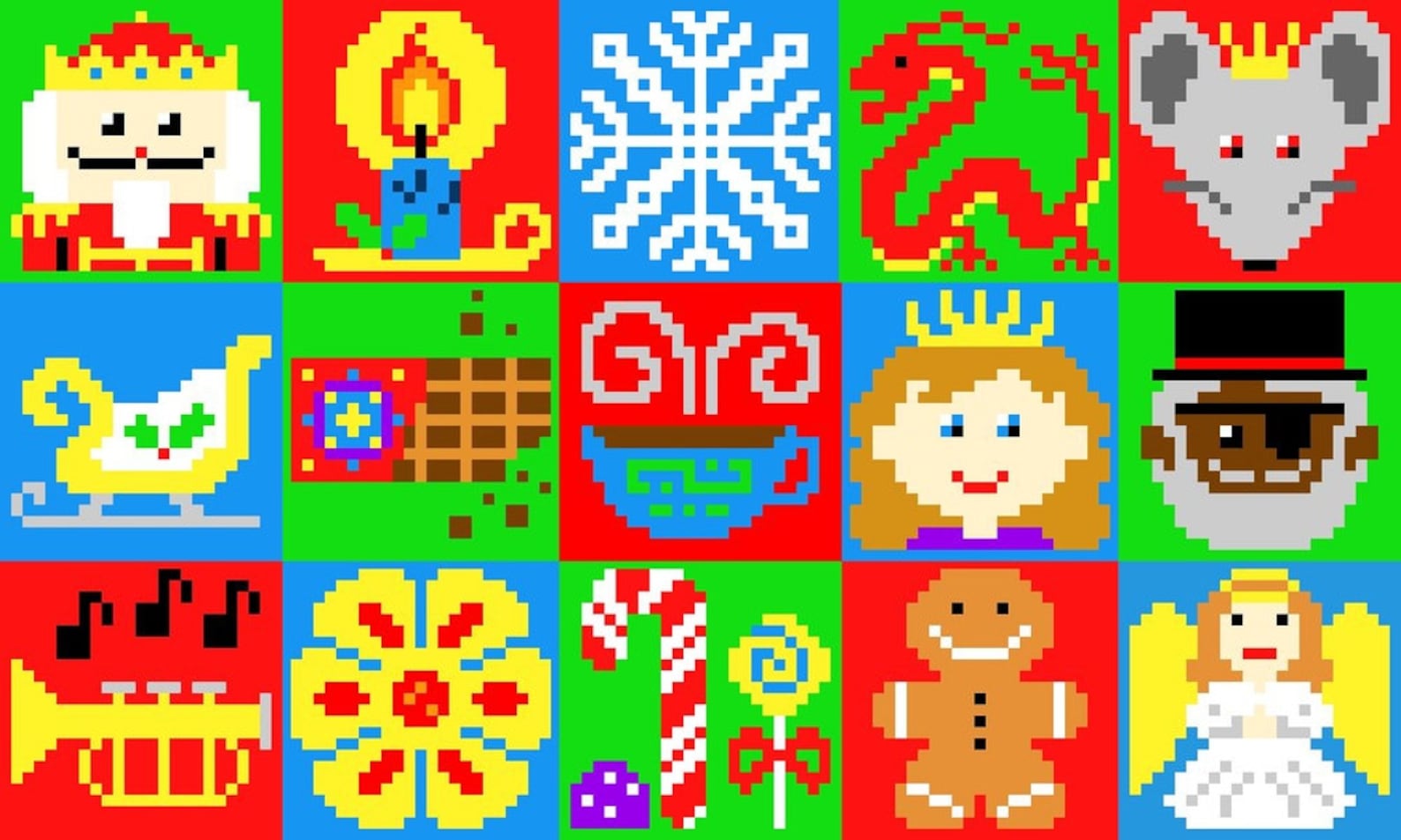 The Nutcracker Suite Christmas Afghan - C2C Crochet PATTERN; the ...