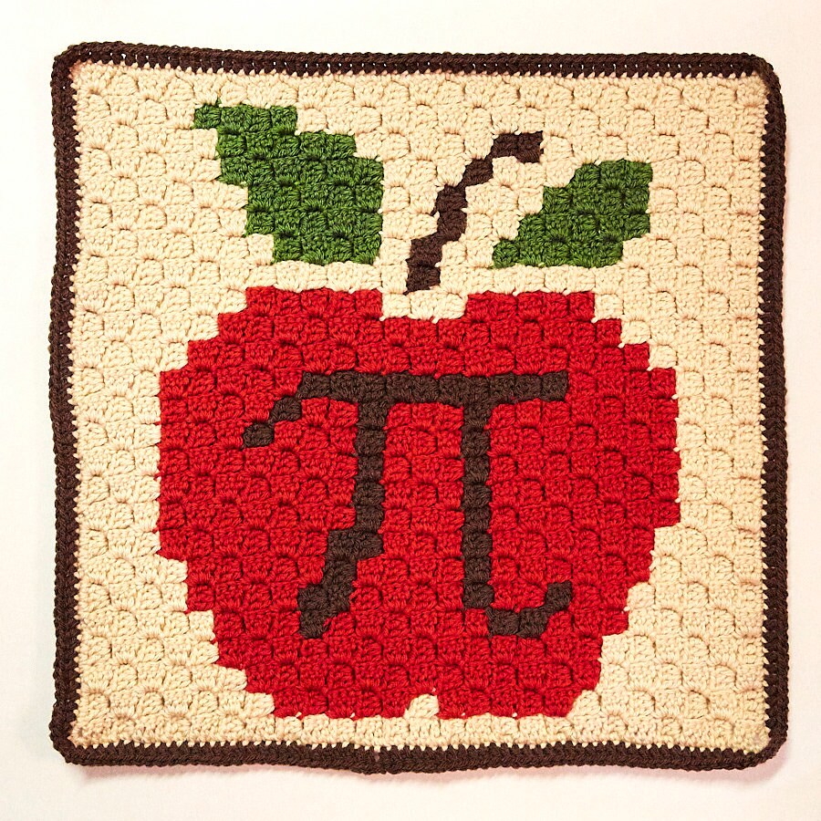 Fruit Pi C2C Crochet Afghan PATTERN Pi Day - Etsy