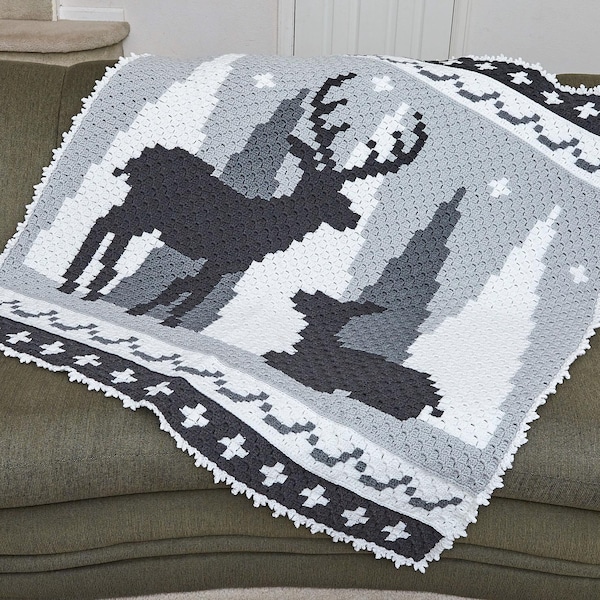 Brick Faces C2C Crochet Afghan PATTERN Crochet Blanket for Kids and ...