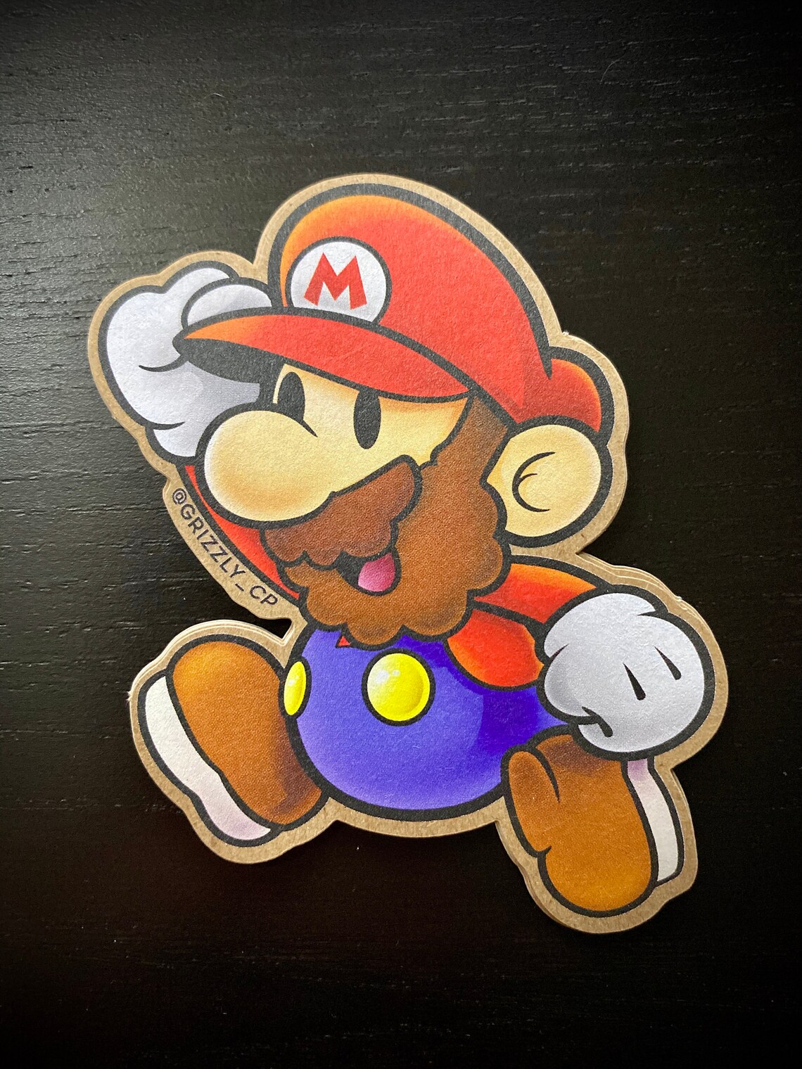 Super kraft Paper Mario Sticker - Etsy
