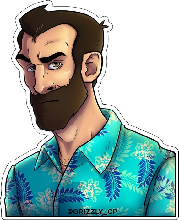Mr. Vercetti Matte Sticker | Etsy
