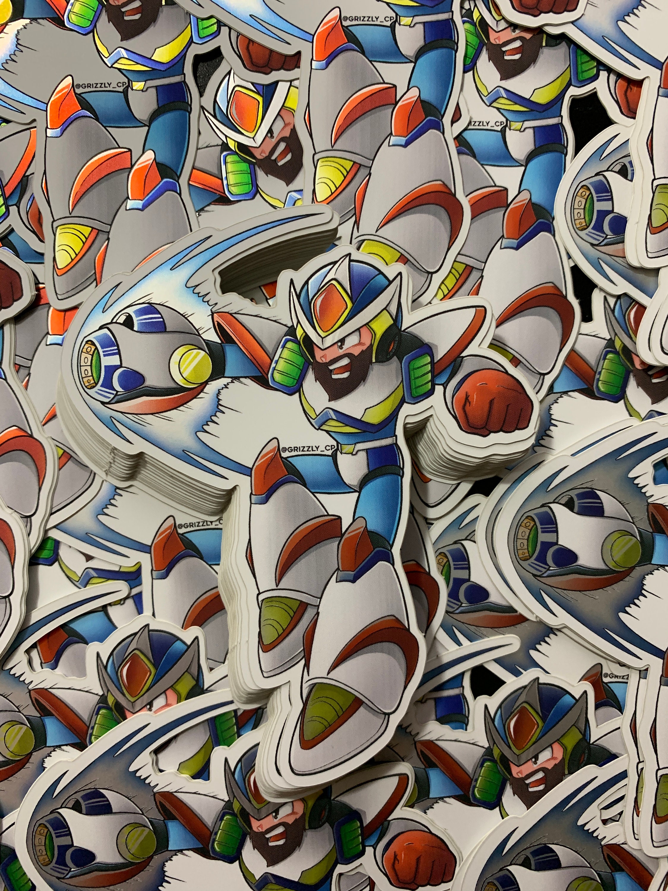 Megaman X2 Matte Mirror Sticker | Etsy