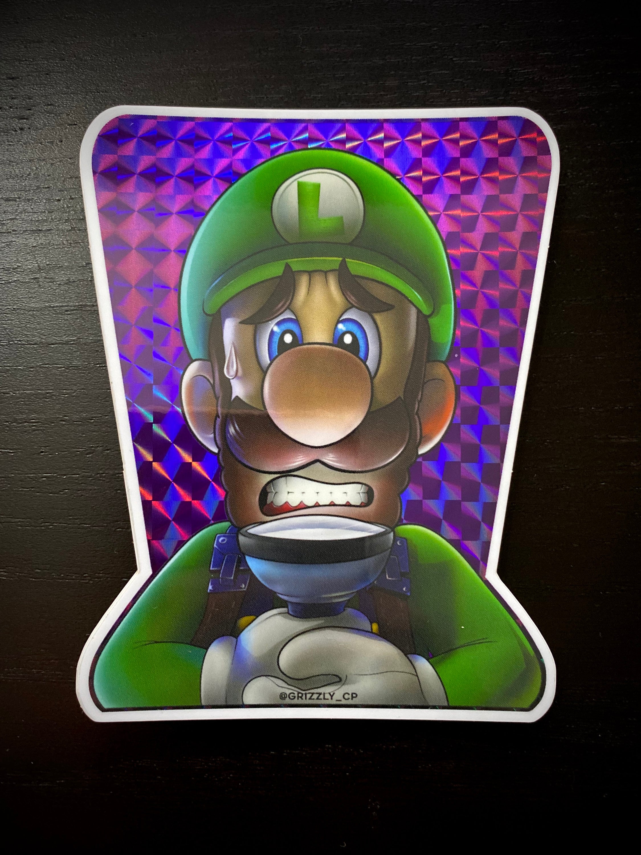 Luigi's Mansion - Prismatic Sticker! - Etsy