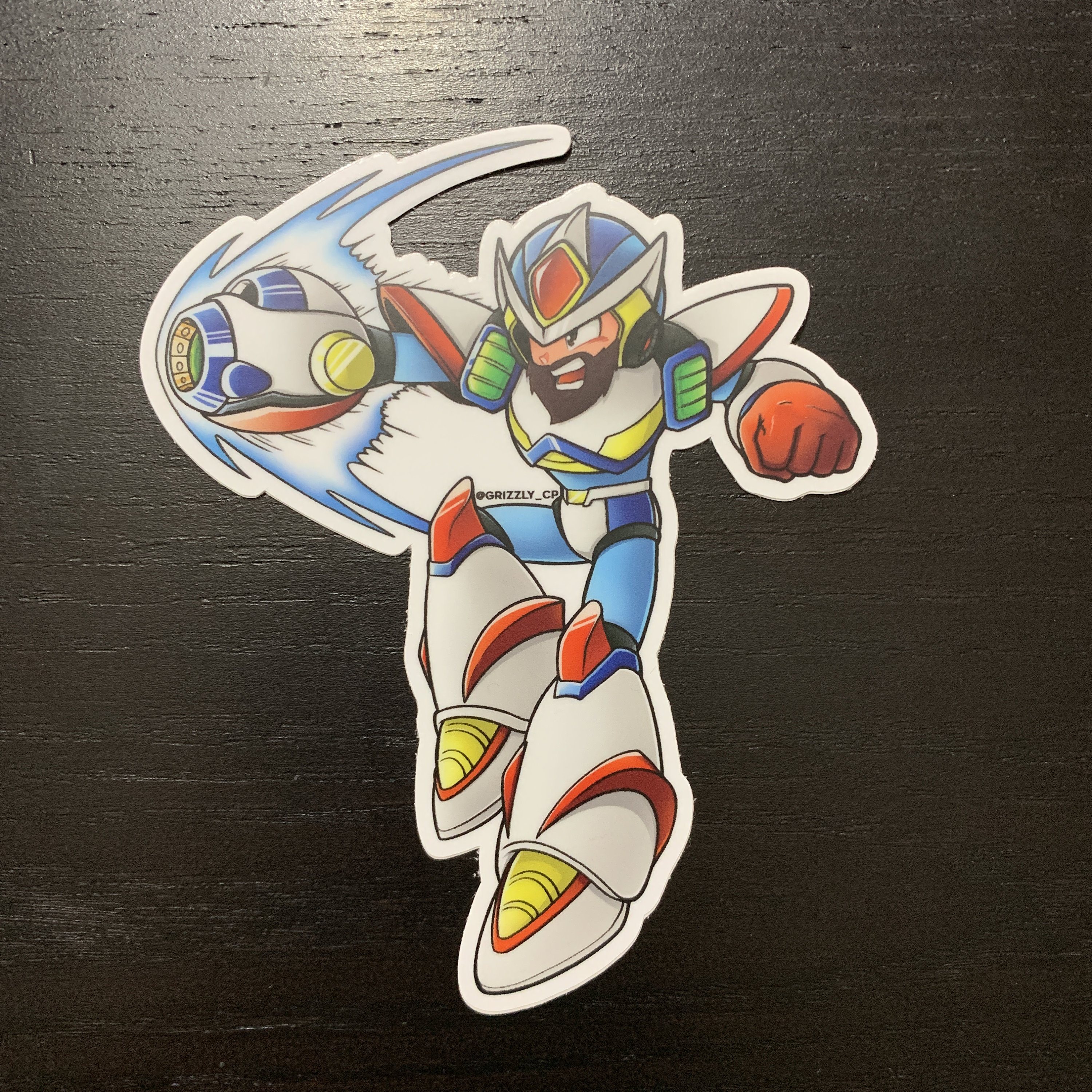 Megaman X2 Matte Mirror Sticker | Etsy