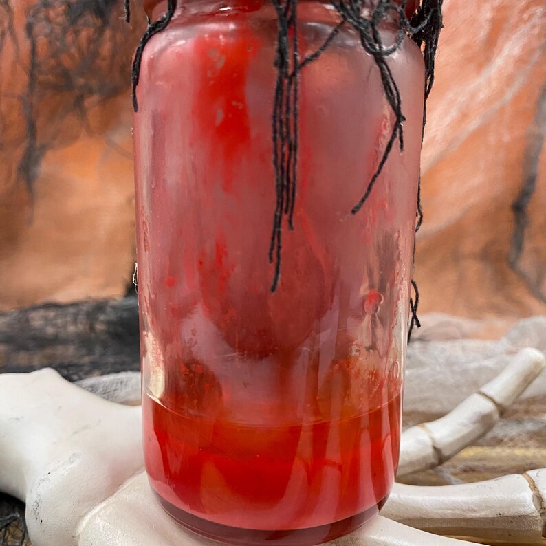 DEMON BLOOD Halloween Potion Bottle Witch's Magic Potion Halloween ...