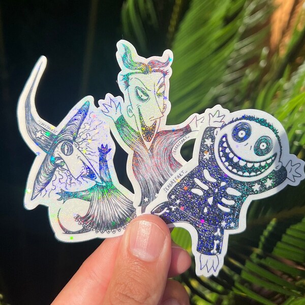 Nightmare Before Christamass Stickers - Etsy