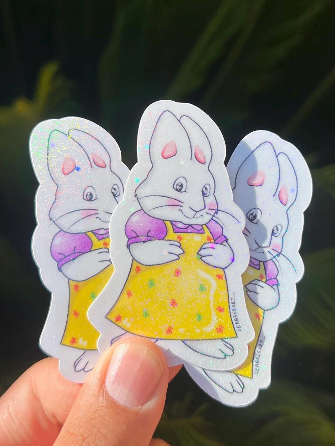 Ruby Stickers Cute Anime Sparkle Holographic Stickers Best Friend ...