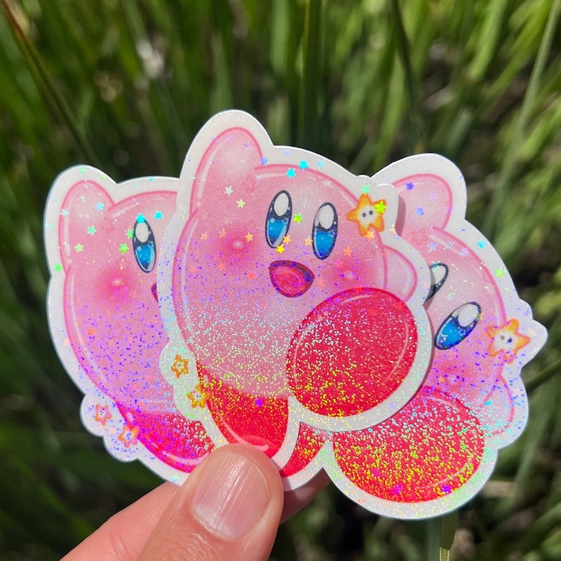 Kirby Sticker - Etsy