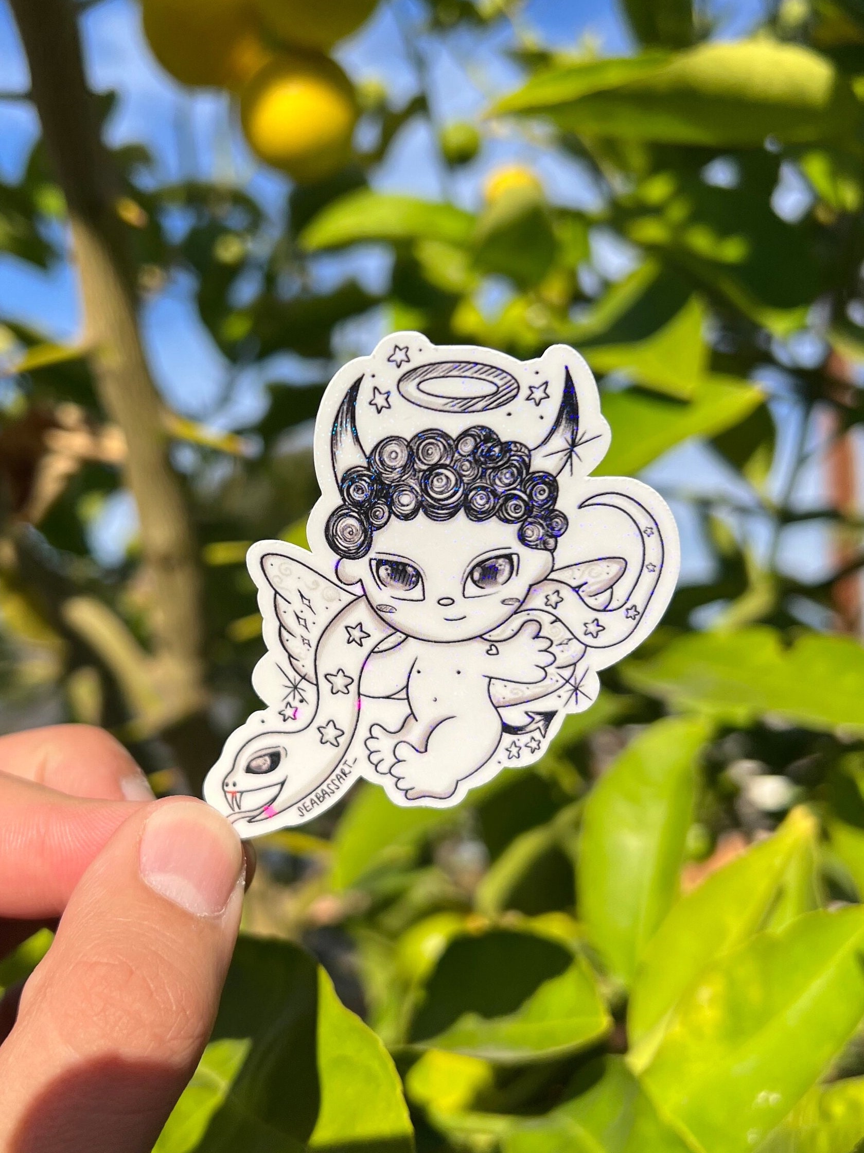 Karol G Diablito Sticker Cute Anime Sparkle Holographic - Etsy