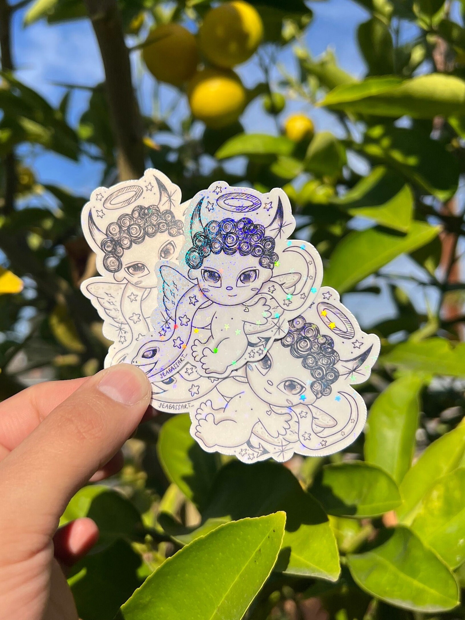 Karol G Diablito Sticker Cute Anime Sparkle Holographic - Etsy