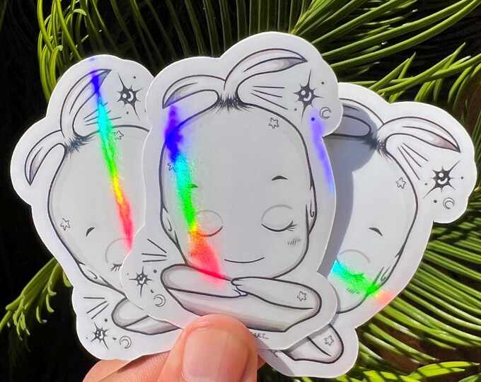 Sprout Hipper Sonny Angel Stickers | Cute Sparkle Holographic Sticker ...