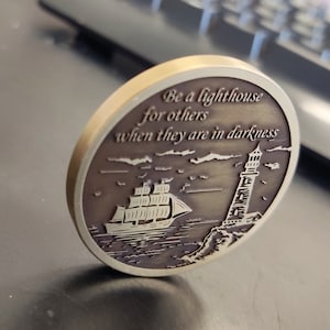 Compass - Wind Rose - EDC Brass Worry / Challenge Coin - Life Wisdom ...