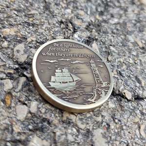 Compass - Wind Rose - EDC Brass Worry / Challenge Coin - Life Wisdom ...