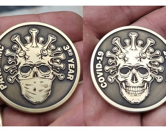 Covid Challenge Coin - Etsy