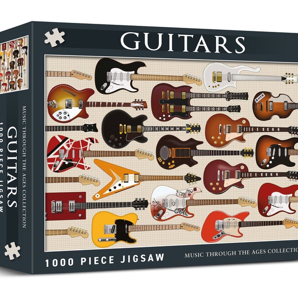 Guitar Jigsaw Puzzle - Etsy UK