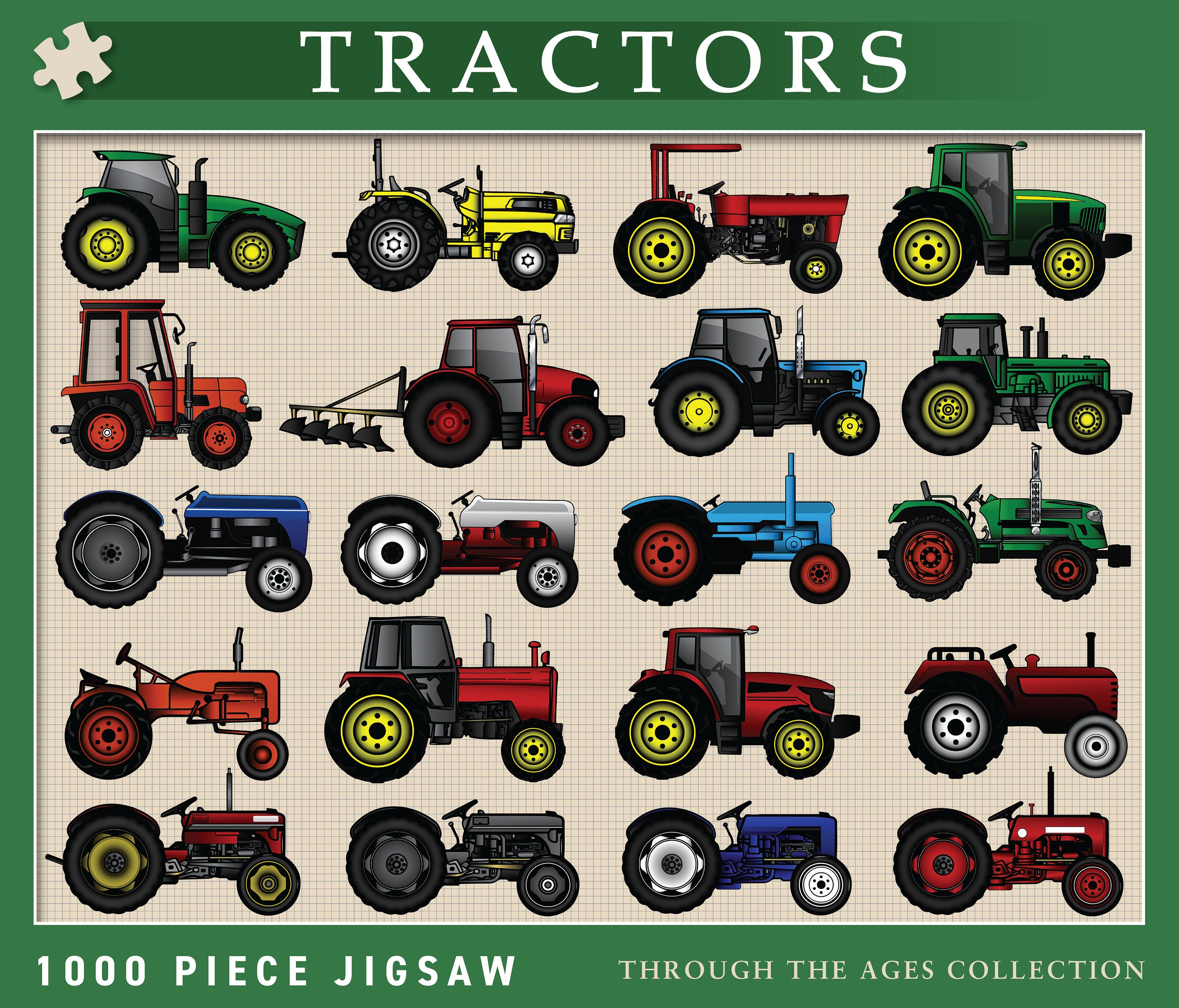 Tractor 1000 Piece Jigsaw Puzzle: Vintage Farm Equipment - Etsy