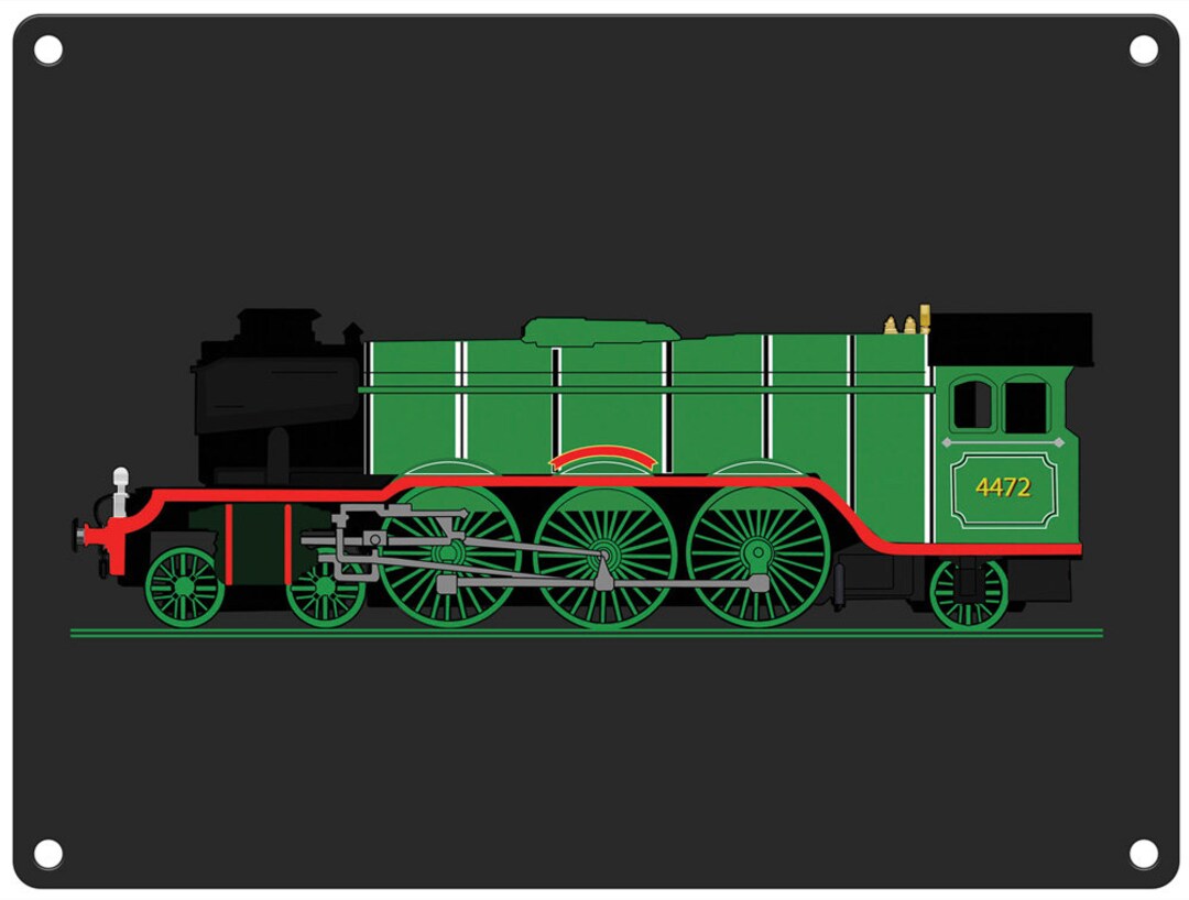 Flying Scotsman Metal Sign (15x20cm) - Etsy