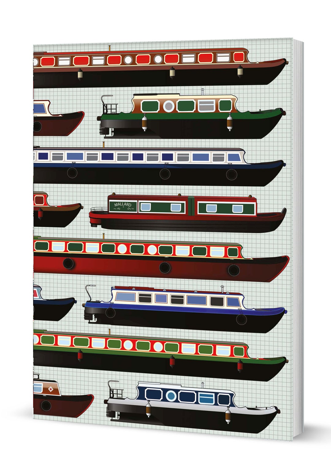 Canal Boats Notebook (A5 120 Lined Pages) - Etsy